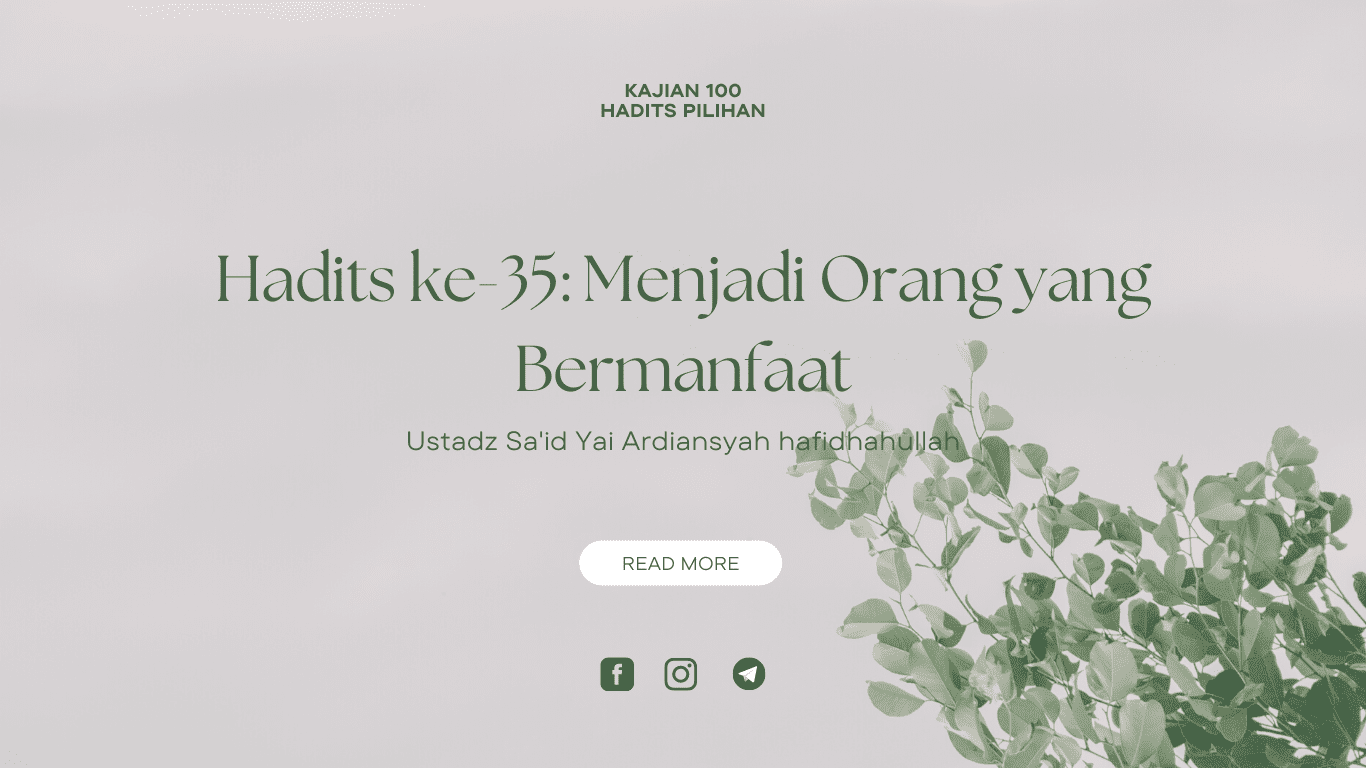 Menjadi Orang yang Bermanfaat